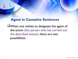 Causative Sentences | PPT