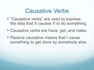 Causativeverbs | PPT