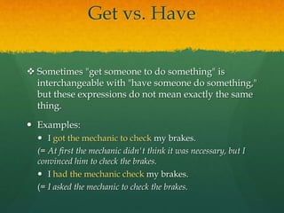 Causative verbs | PPTX