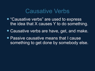 Causativeverbs | PPTX