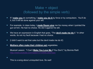 Causativeverbs | PPTX