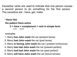 Causative verbs | PPT