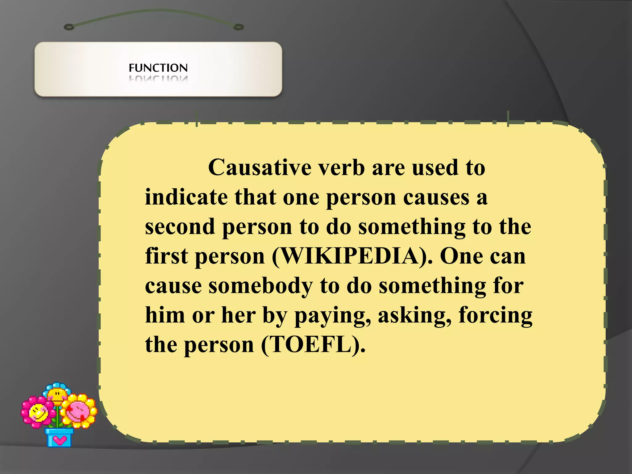 Causative verbs | PPTX