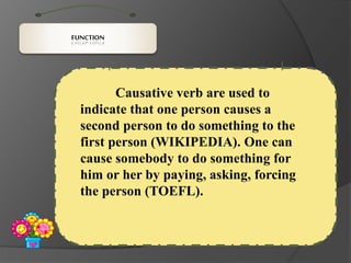 Causative verbs | PPTX