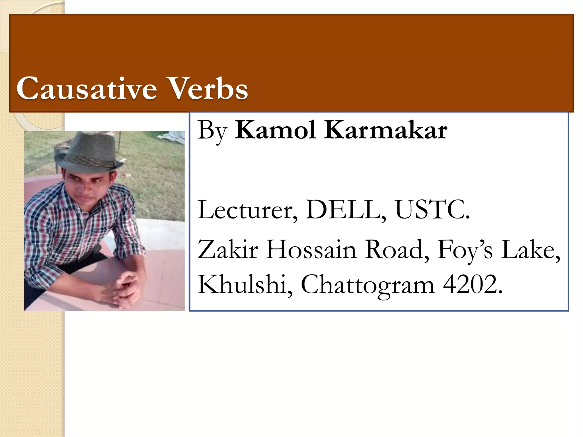 Causative Verbs in English | PPT