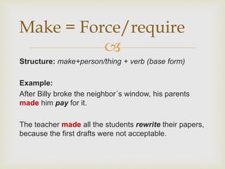 Causative verbs | PPT