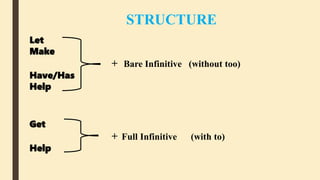 Causative verbs | PPTX