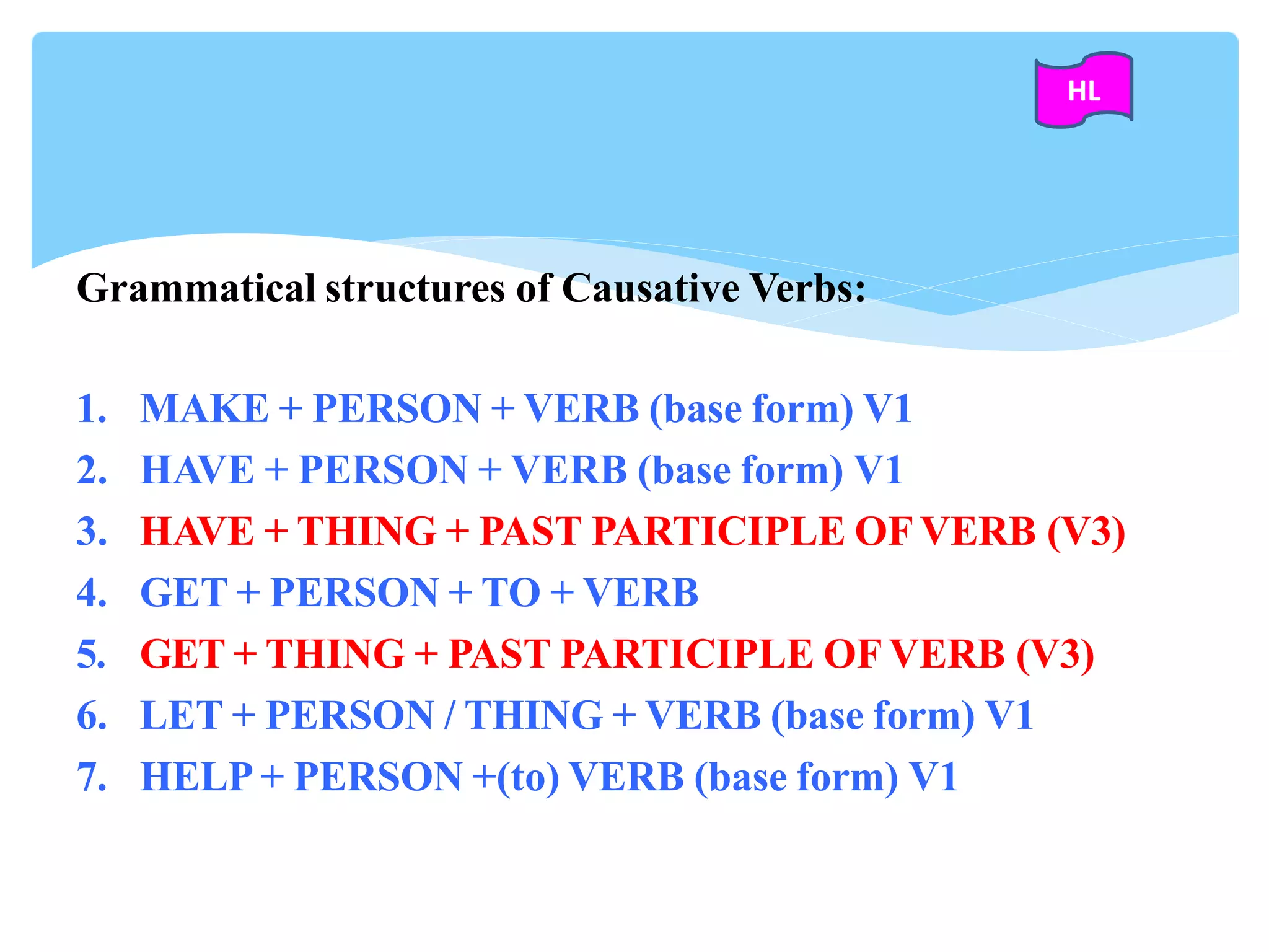 Causative verbs | PPT