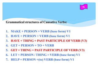 Causative verbs | PPTX