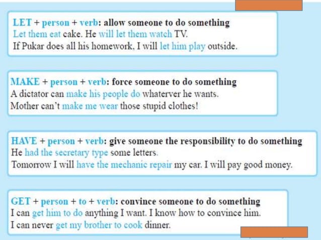 Causative verbs | PPT