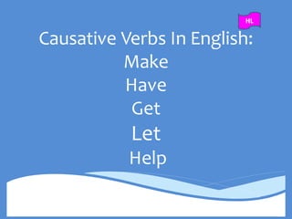Causative verbs | PPTX