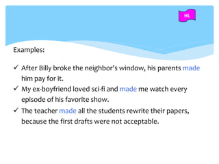 Causative verbs | PPTX