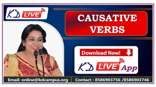 CAUSATIVE_VERBS the best way to practice English | PDF | Secondary ...