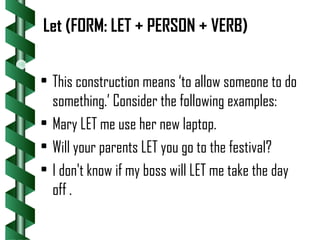 Causative verbs by ferdaws tanin | PPT