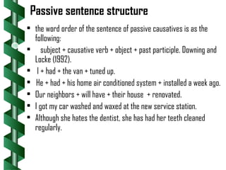 Causative verbs by ferdaws tanin | PPT