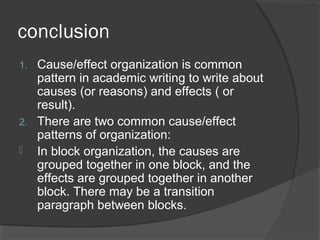 Cause and effect essay | PPT
