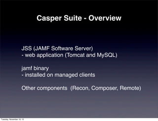 Managing Macs with JAMF's Casper Suite | PDF