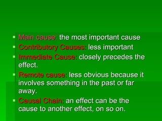 Cause And Effect Essay | PPT