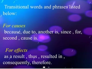 Cause And Effect Essay | PPTX