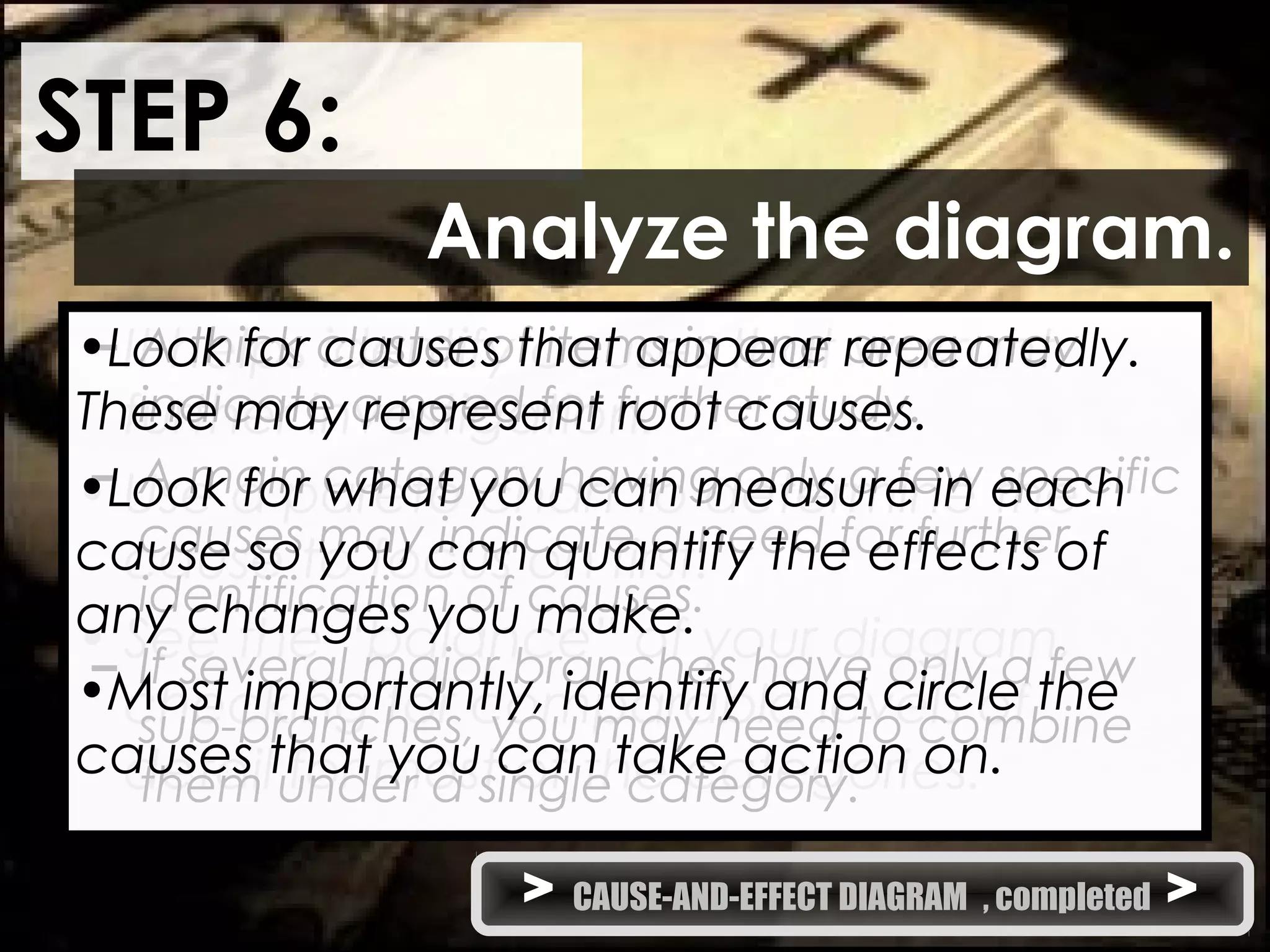 Cause and effect diagram | PPT