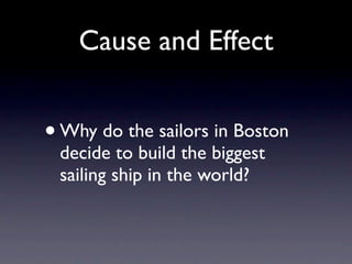 Cause and effect | KEY
