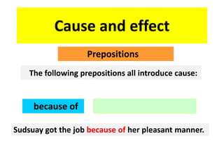 Cause and effect | PPT