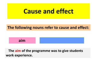Cause and effect | PPTX