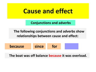 Cause and effect | PPT