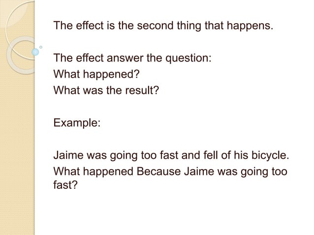 Cause and effect | PPTX