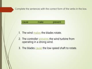 Cause and effect...Wind Turbine | PPT