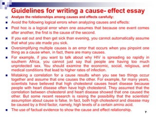 Cause and effect essay | PPT