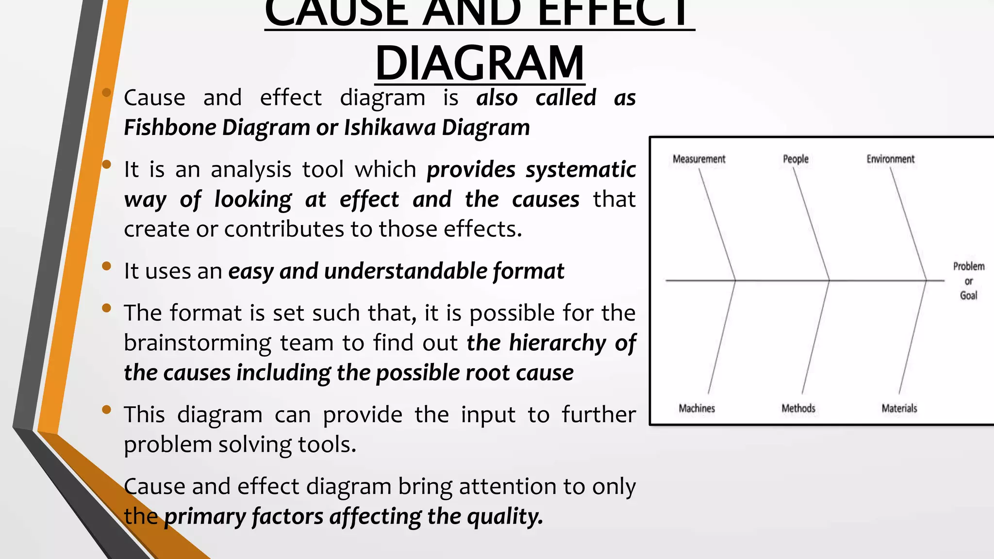 Cause and Effect Diagram | PPTX