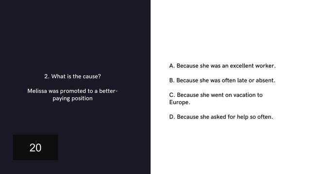 Cause and Effect (Patterns of Development in Reading and Writing) | PPTX