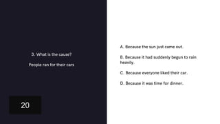 Cause and Effect (Patterns of Development in Reading and Writing) | PPTX