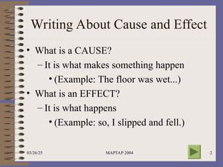 Cause and Effect PowerPoint Presentation | PPT