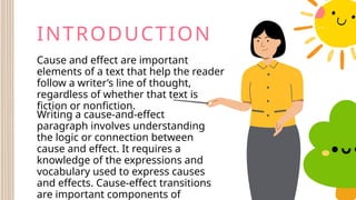 Cause and Effect English Language Presentation in Orange, Green, Purple ...