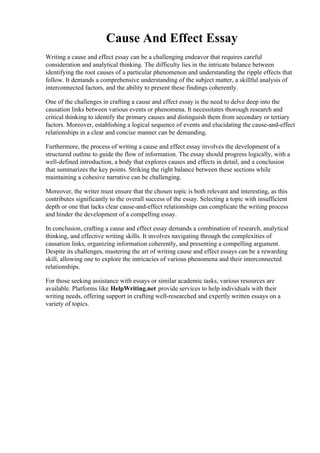 Cause And Effect Essay.pdf