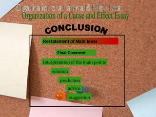 Cause and effect_essay-my version | PPT