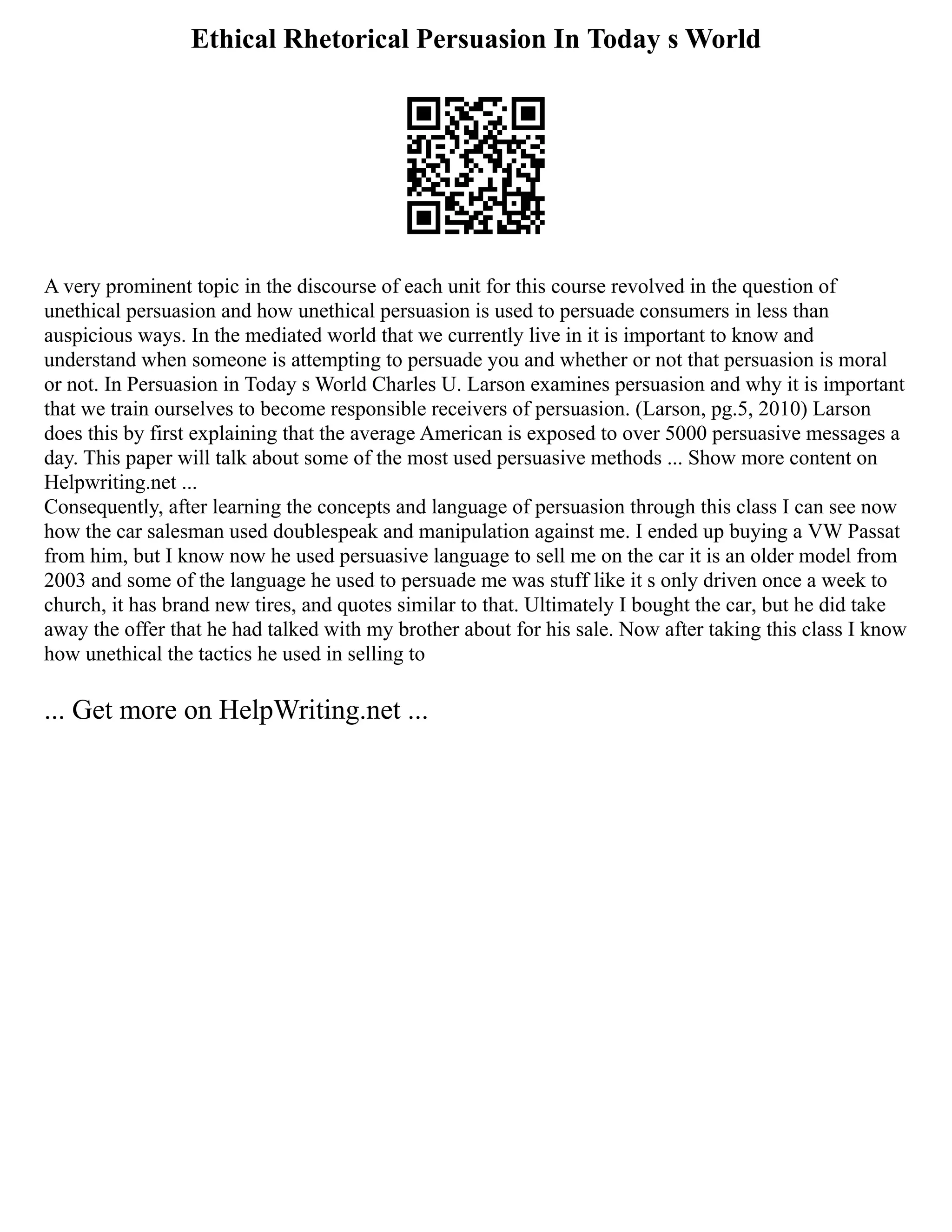 Cause And Effect Essay Examples YourDictionary | PDF