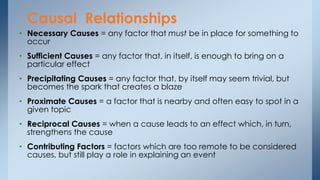 Cause and effect essays | PPT