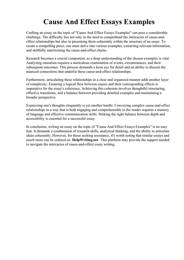 Cause And Effect Essays Examples.pdf