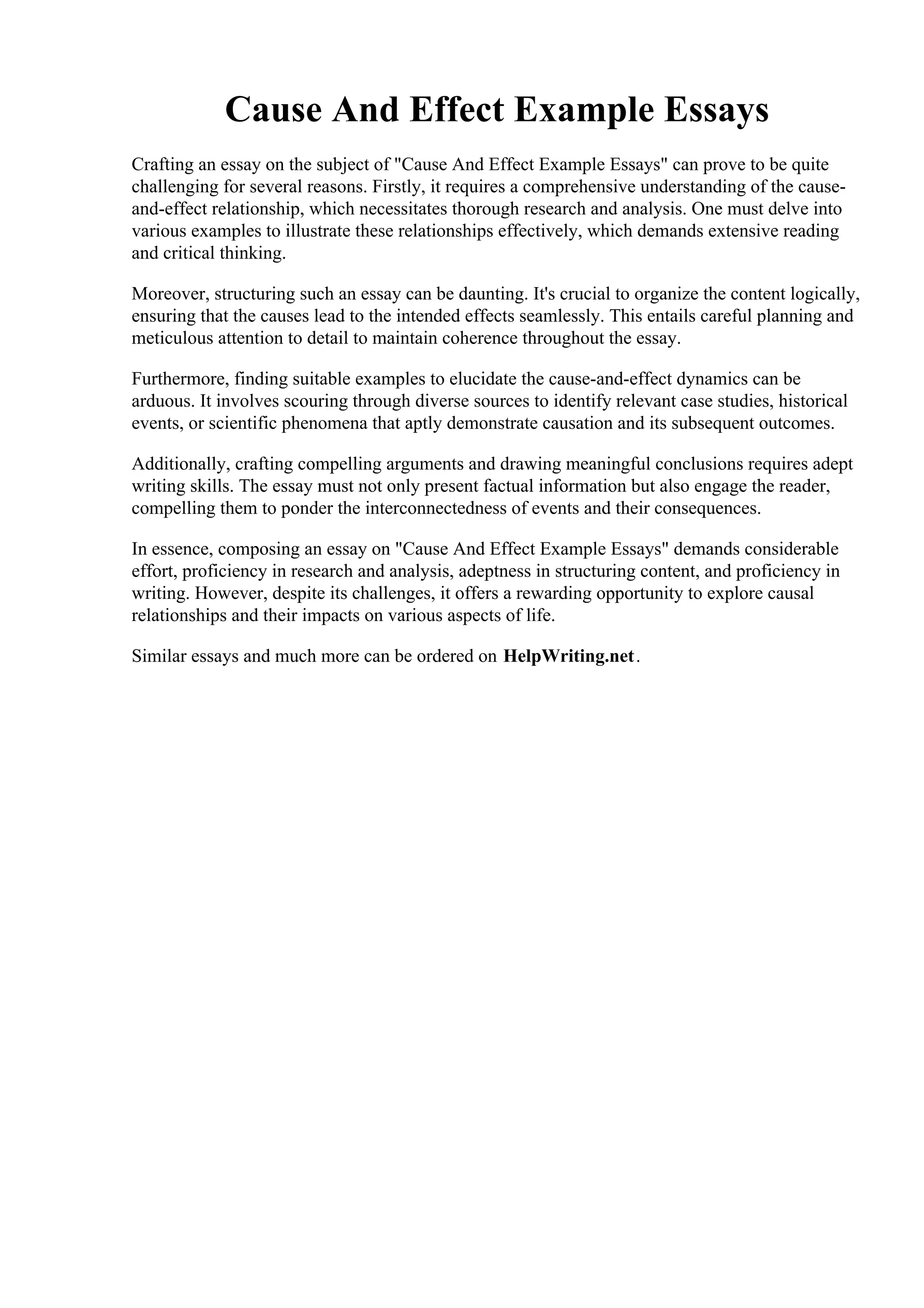 Cause And Effect Example Essays.pdf