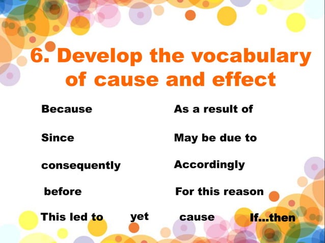 Cause and effect model | PPTX | Educational Assessment | Education