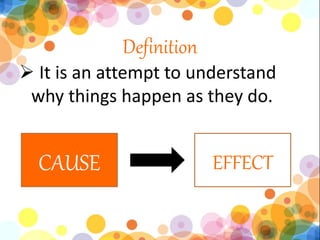 Cause and effect model | PPTX