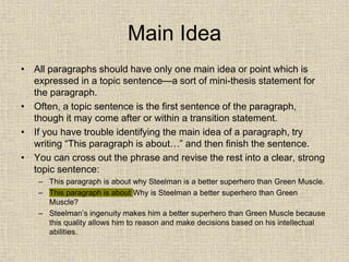 How to Write a Paragraph | PPTX