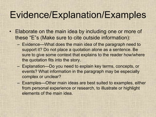 How to Write a Paragraph | PPTX
