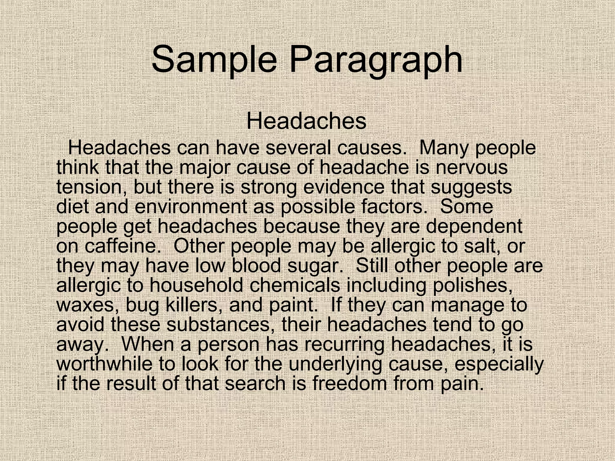 Cause and effect paragraphsonlineversion | PPT