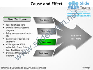 Cause and effect powerpoint slides presentation diagrams templates | PDF