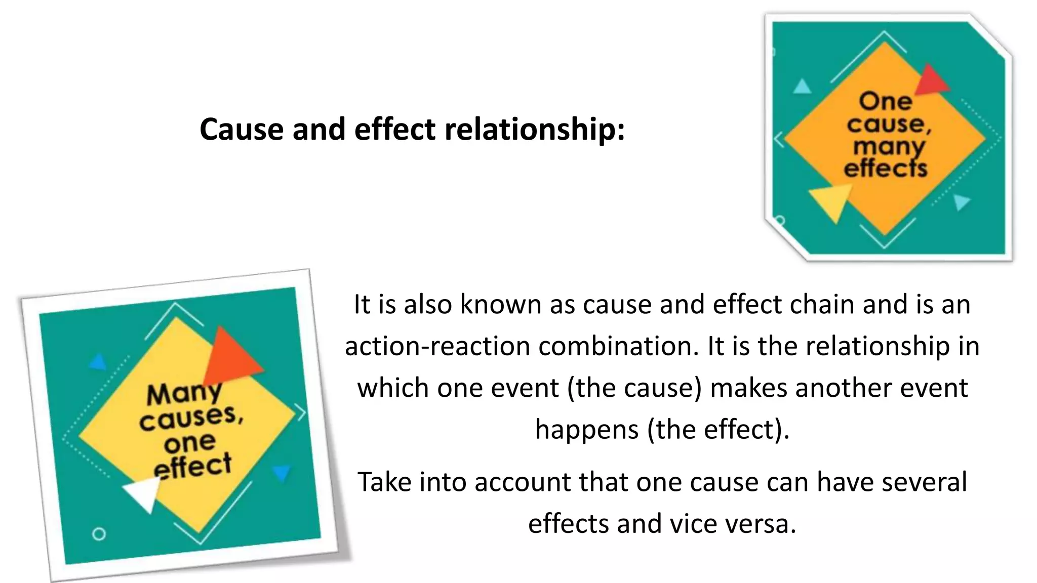 Cause and effect presentation | PPT