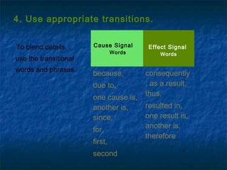Cause and effect presentation 2014 | PPT